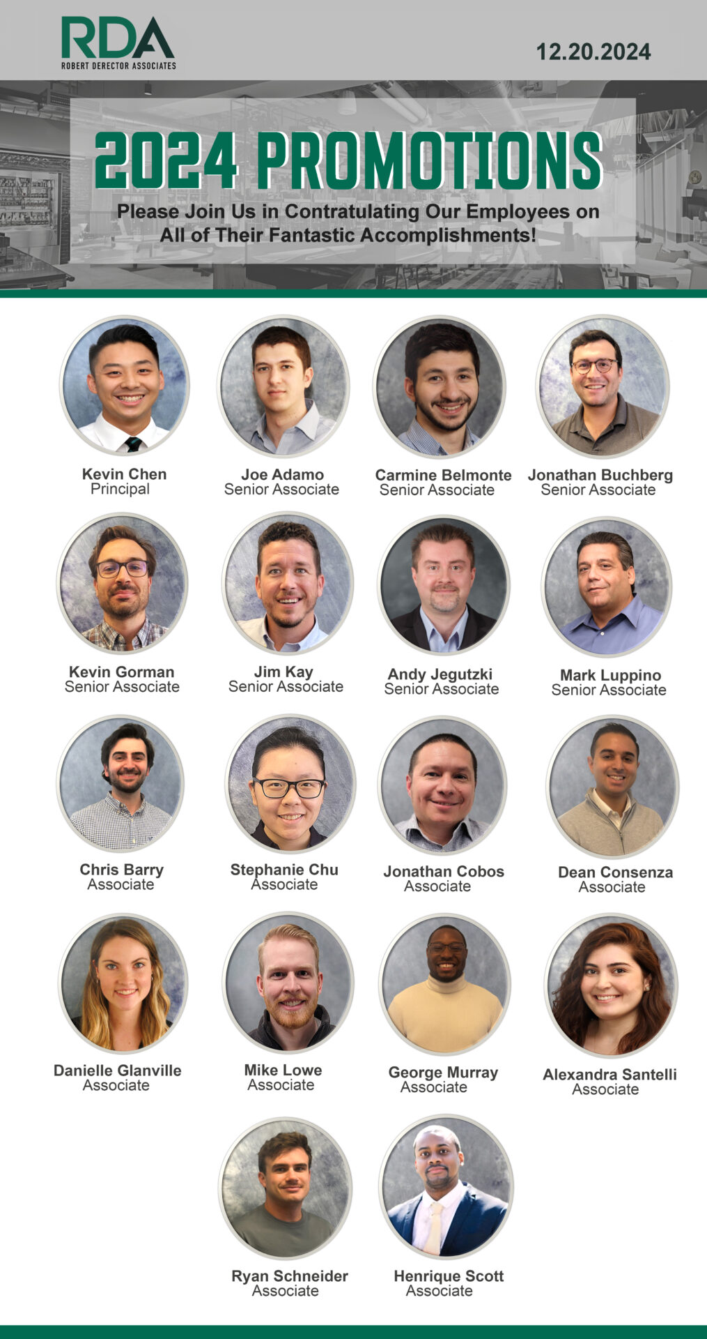 2024 Promotions - Robert Derector Associates